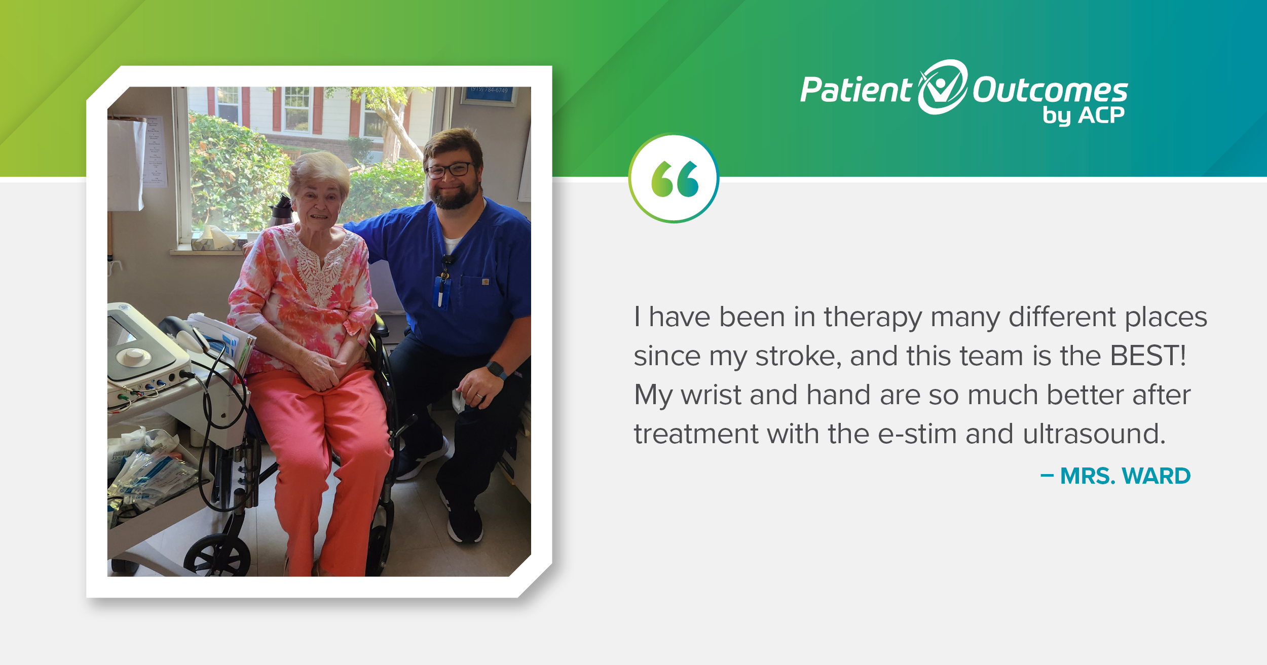 Patient Testimonial - Mrs. Ward | ACPlus